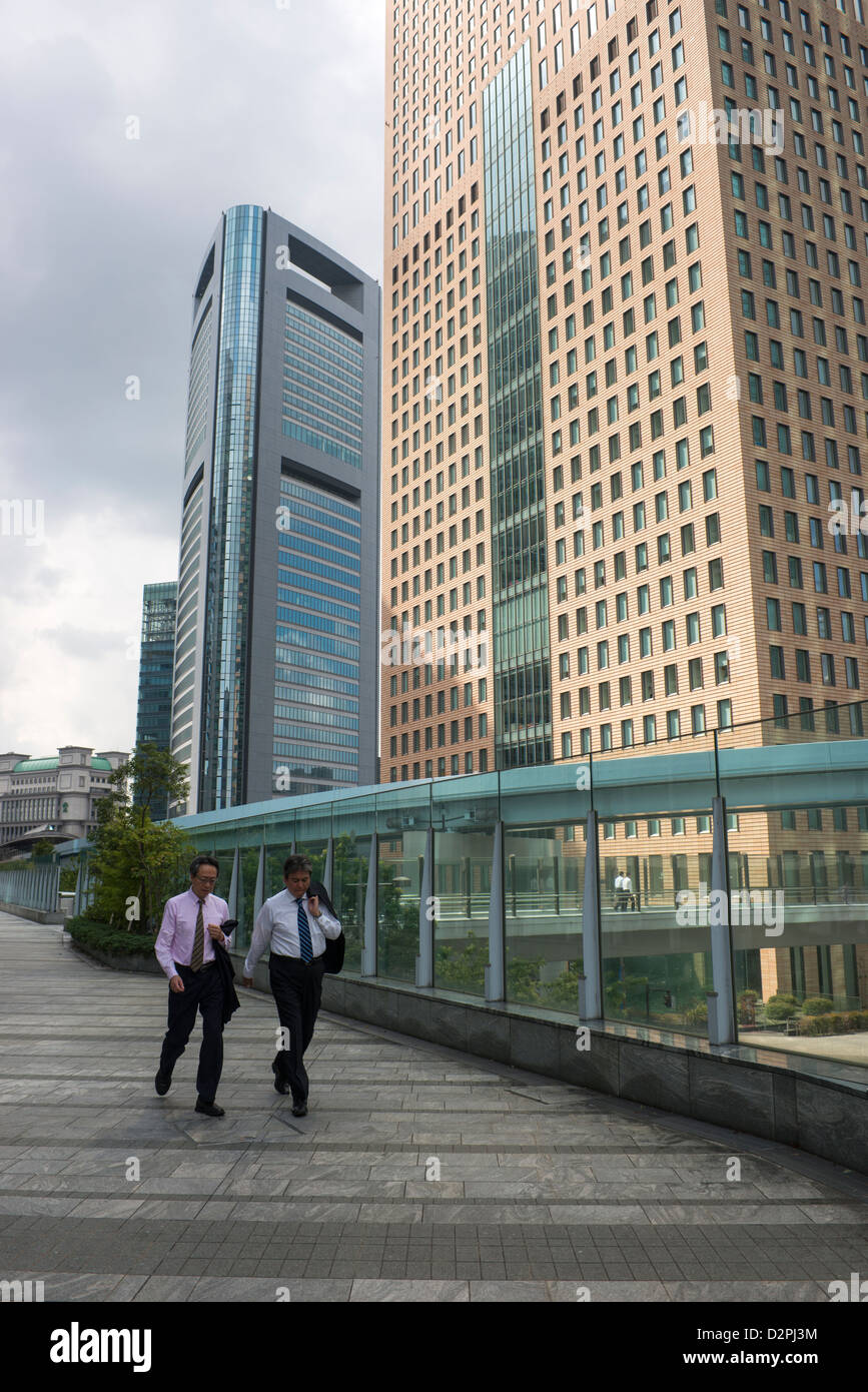 The Shiodome Shio Site Development in Central Tokyo Japan Stock Photo ...