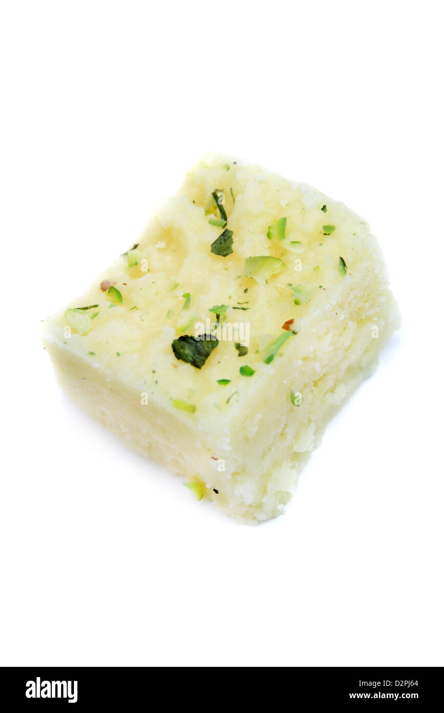 Indian sweet , Burfi Stock Photo - Alamy