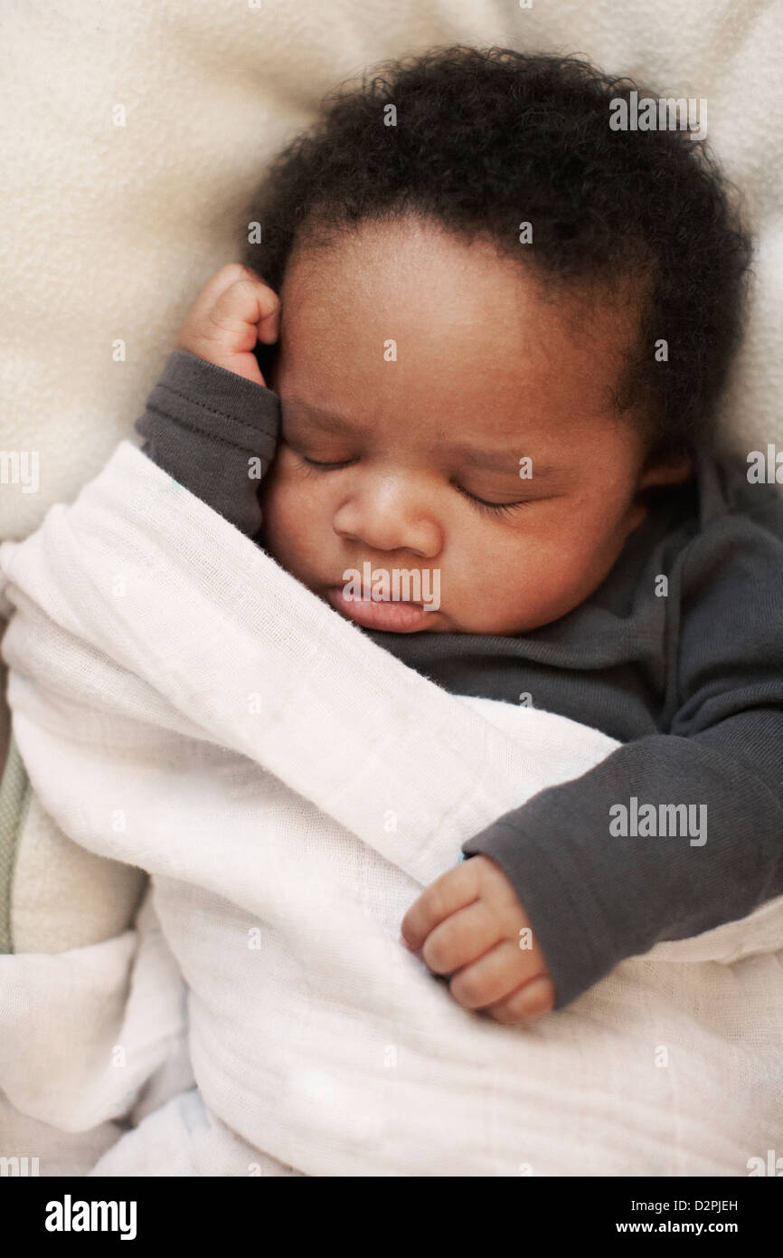 African American Babies Sleeping