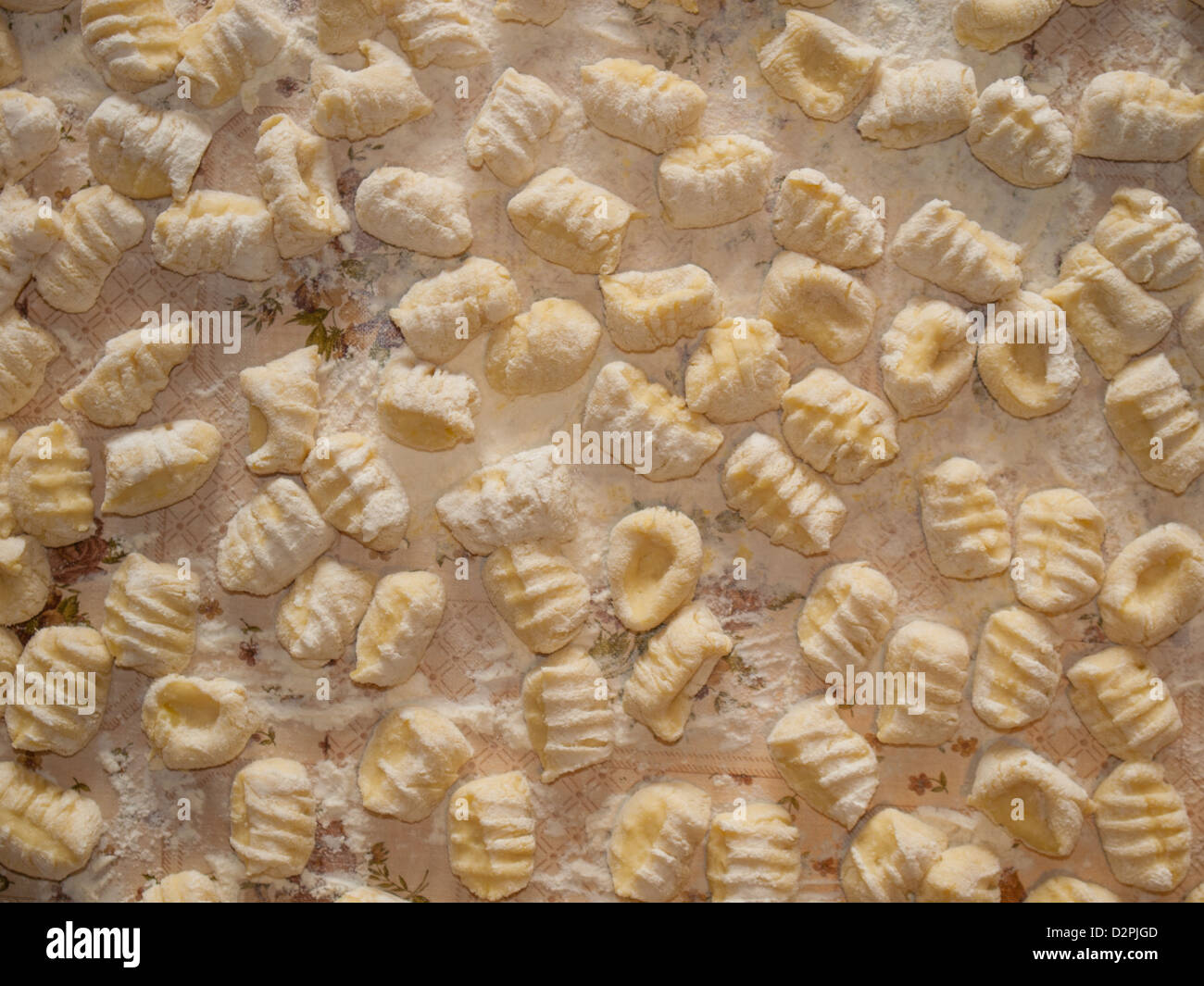 Gnocchi pasta traditional italian food made with potato Stock Photo - Alamy