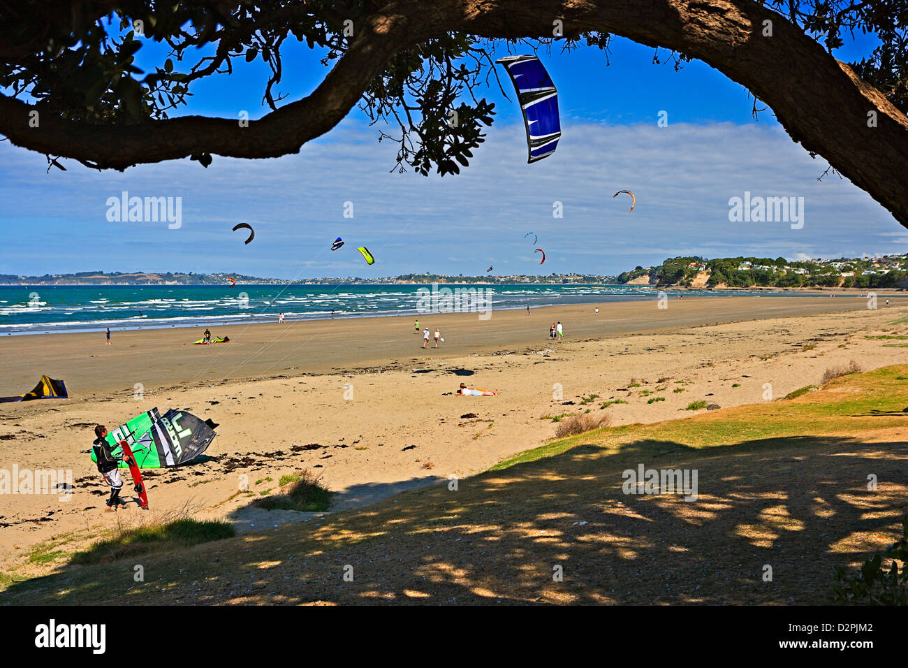 Orewa Beach, Rodney District, Hibiscus Coast, East Coast, North Island ...