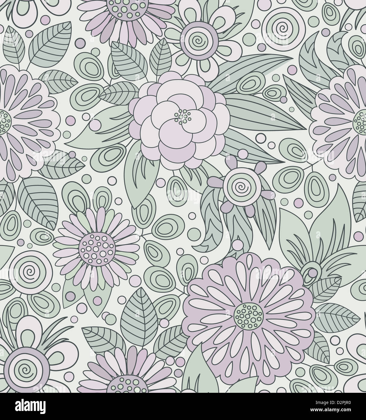 Picturesque seamless pattern in soft colors Stock Photo - Alamy