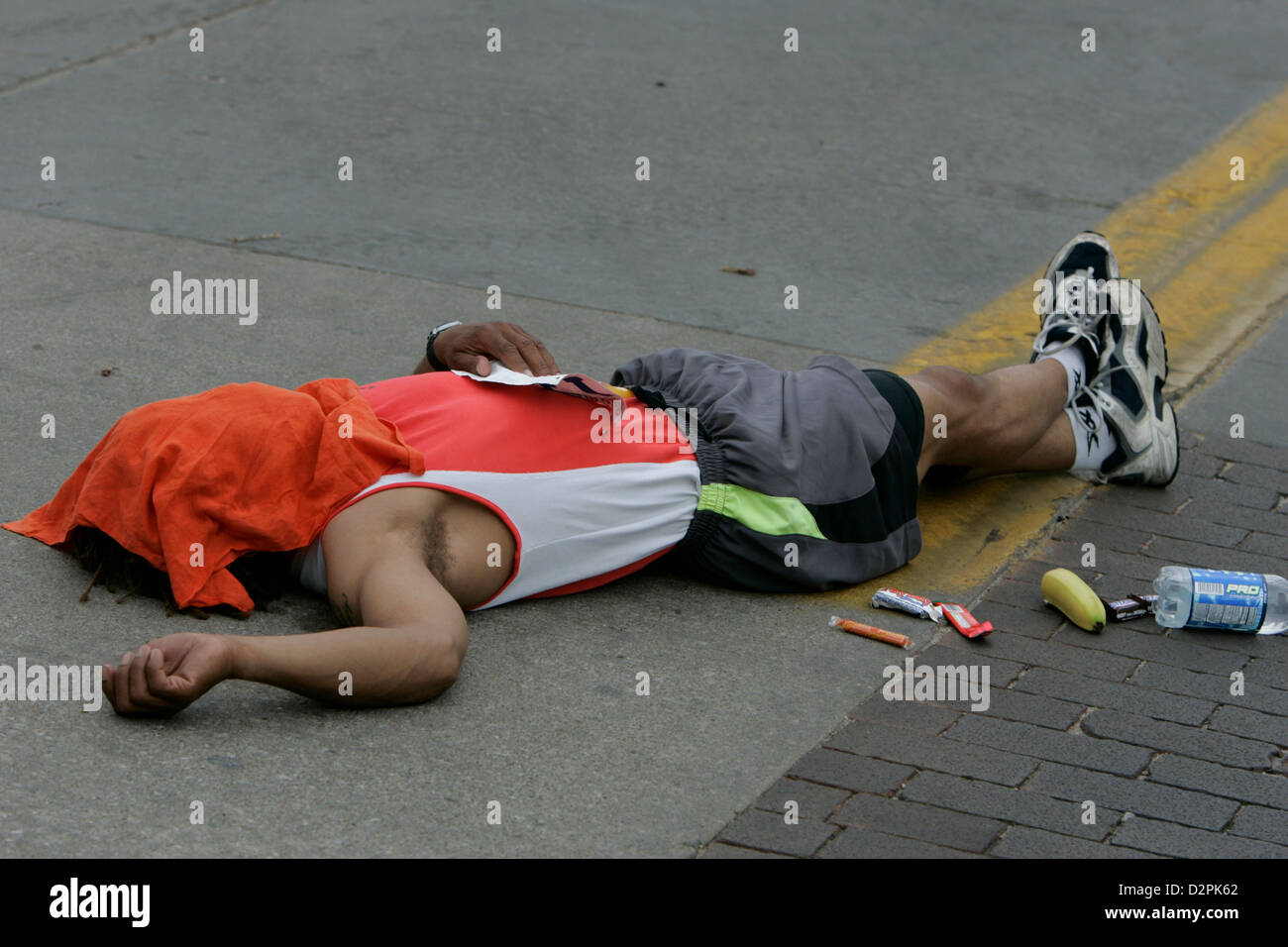 Marathon Runner Exhausted High Resolution Stock Photography and Images ...