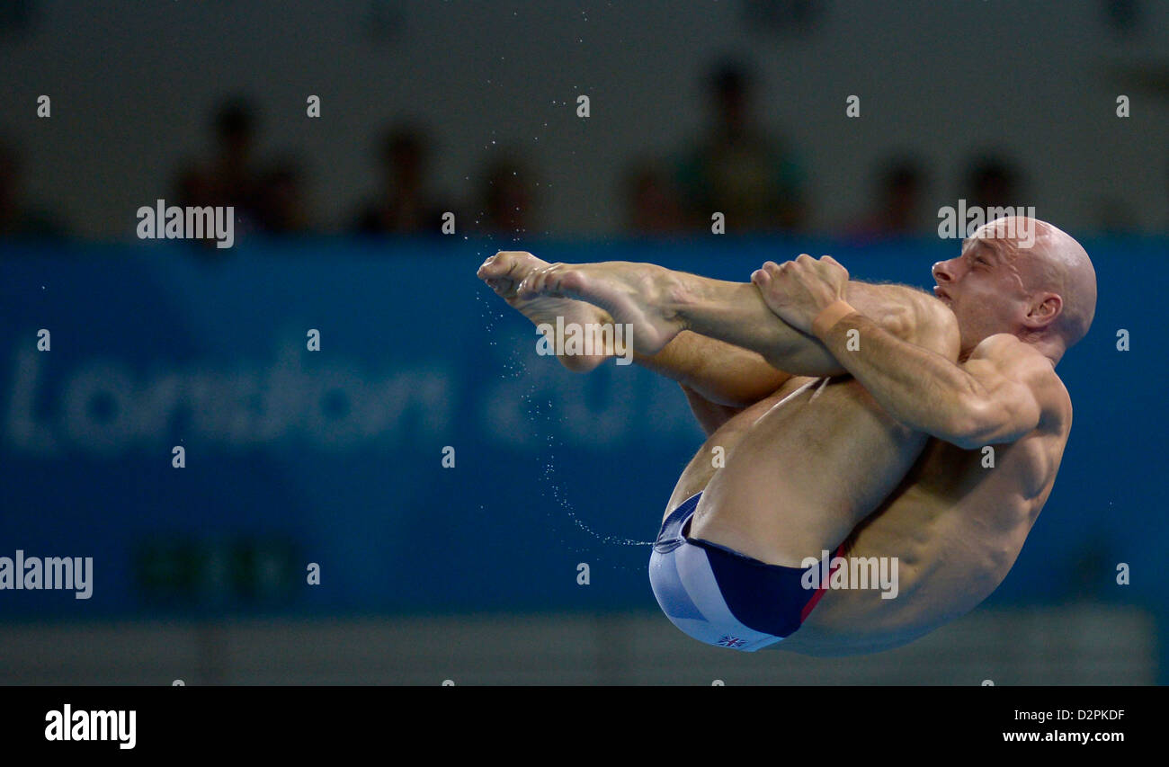 Peter Waterfield (GBR, Great Britain). 10m High Board Diving Stock ...