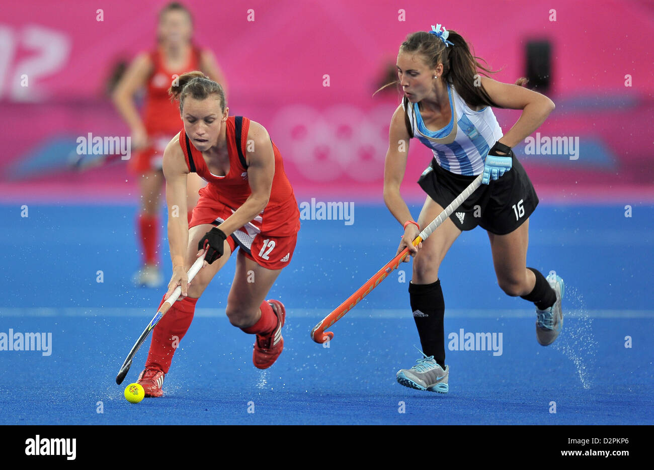 Chloe Rogers (Great Britain, left) and Florencia Habif (Argentina ...