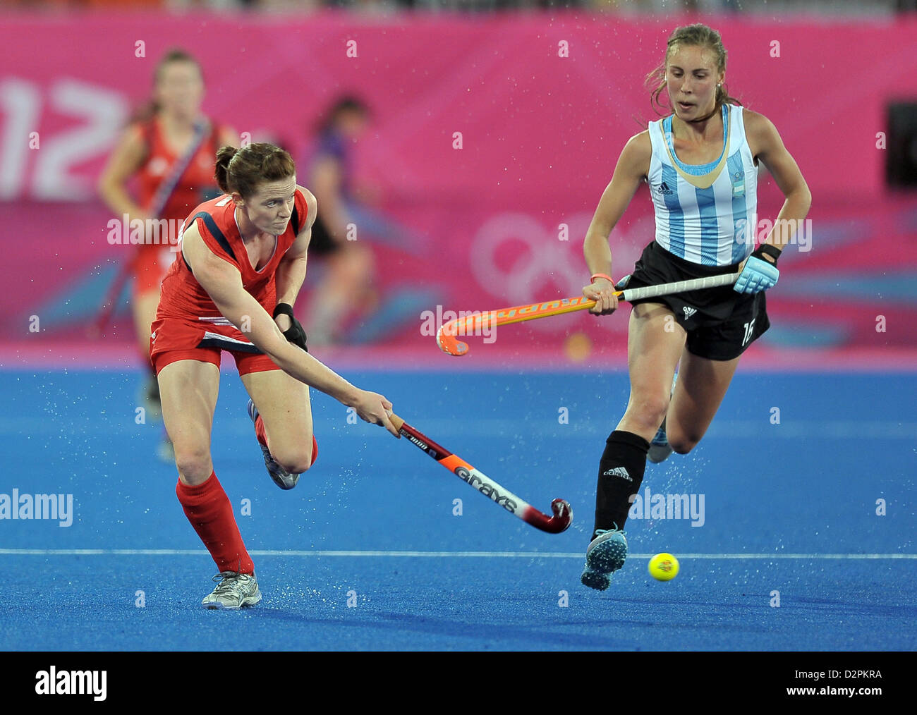 Helen Richardson (Great Britain, left) and Florencia Habif (Argentina ...