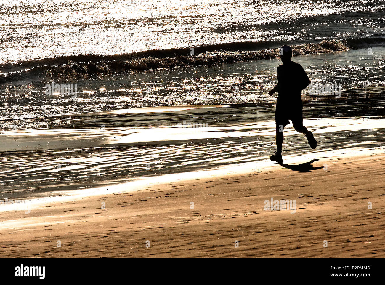 Running on the Beach Stock Photo - Alamy