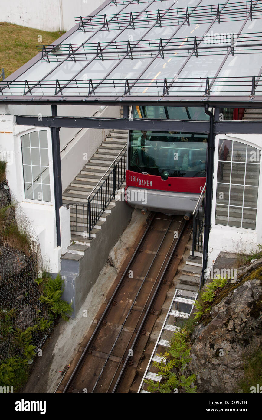 Floibanen funicular hi-res stock photography and images - Alamy