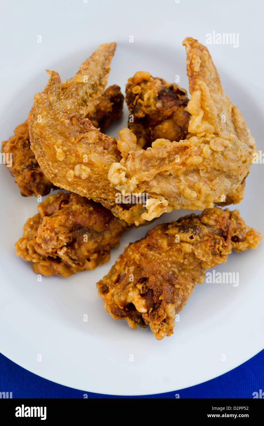 Crispy fried chicken top view hi-res stock photography and images - Alamy