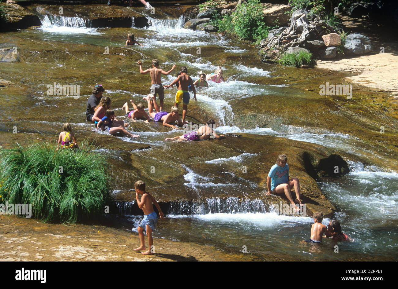 Slide Rock State Park is a popular scenic and recreation area in Oak ...