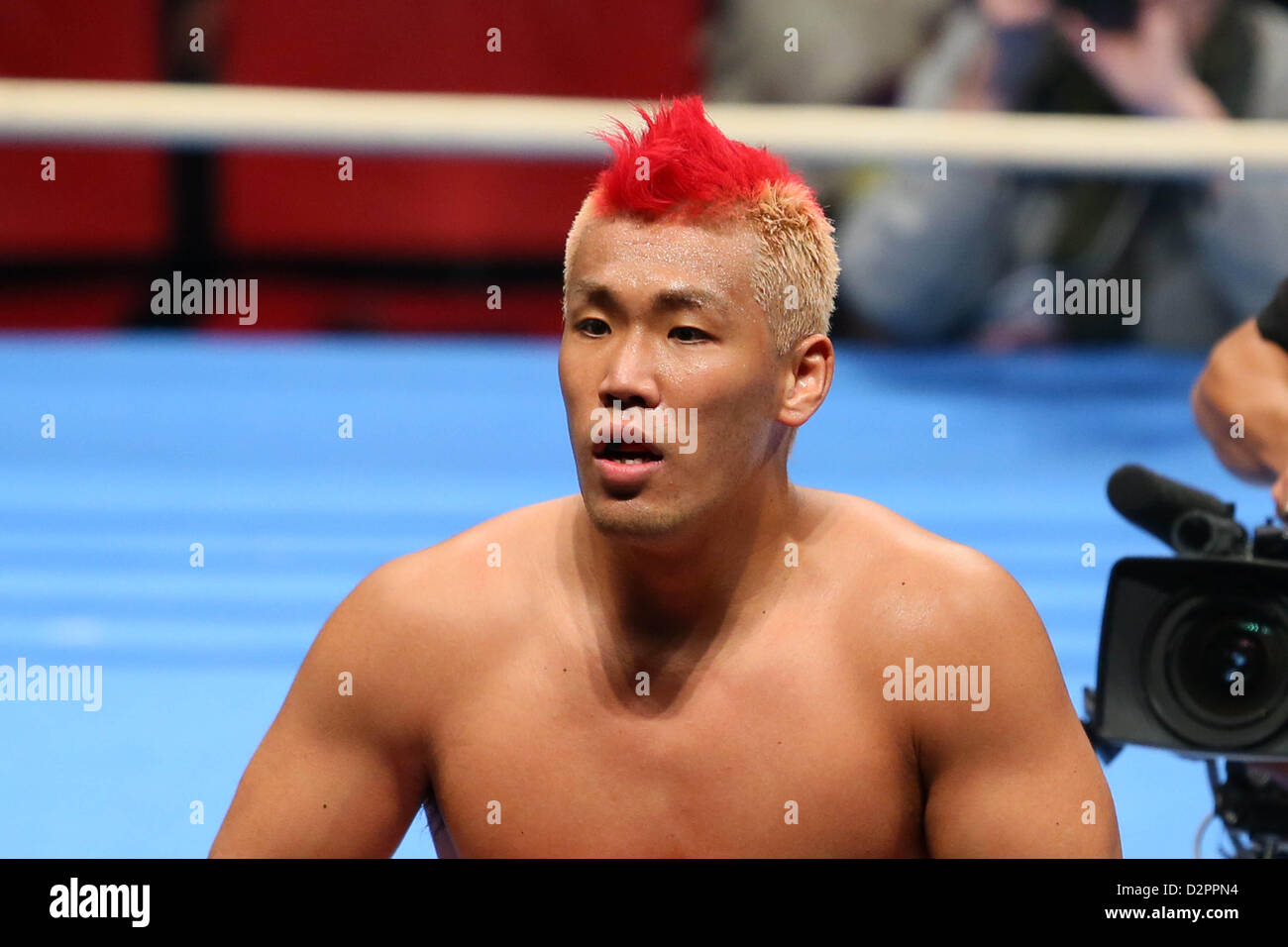Kyotaro Fujimoto, DECEMBER 31, 2012 - Boxing : Kyotaro Fujimoto of Japan during the vacant OPBF ...