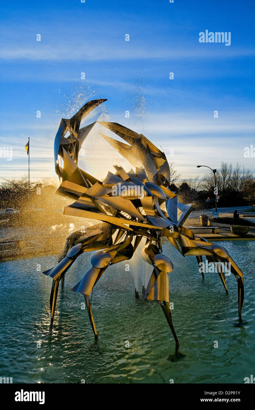 Giant Horseshoe Crab Sculpture