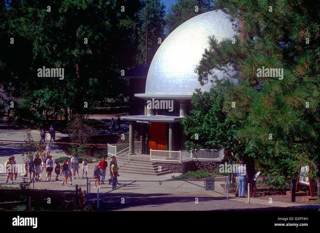 The Rotunda Library at Lowell Observatory displays the discovery photos ...