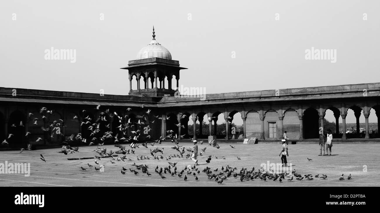 Tourist at jama masjid Black and White Stock Photos & Images - Alamy