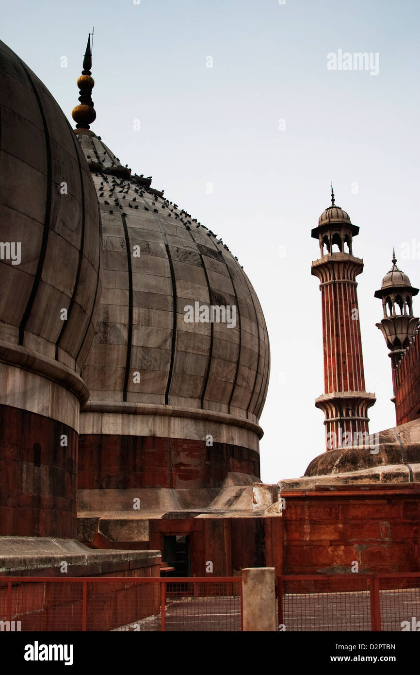 Domes of a mosque, Jama Masjid, Delhi, India Stock Photo - Alamy