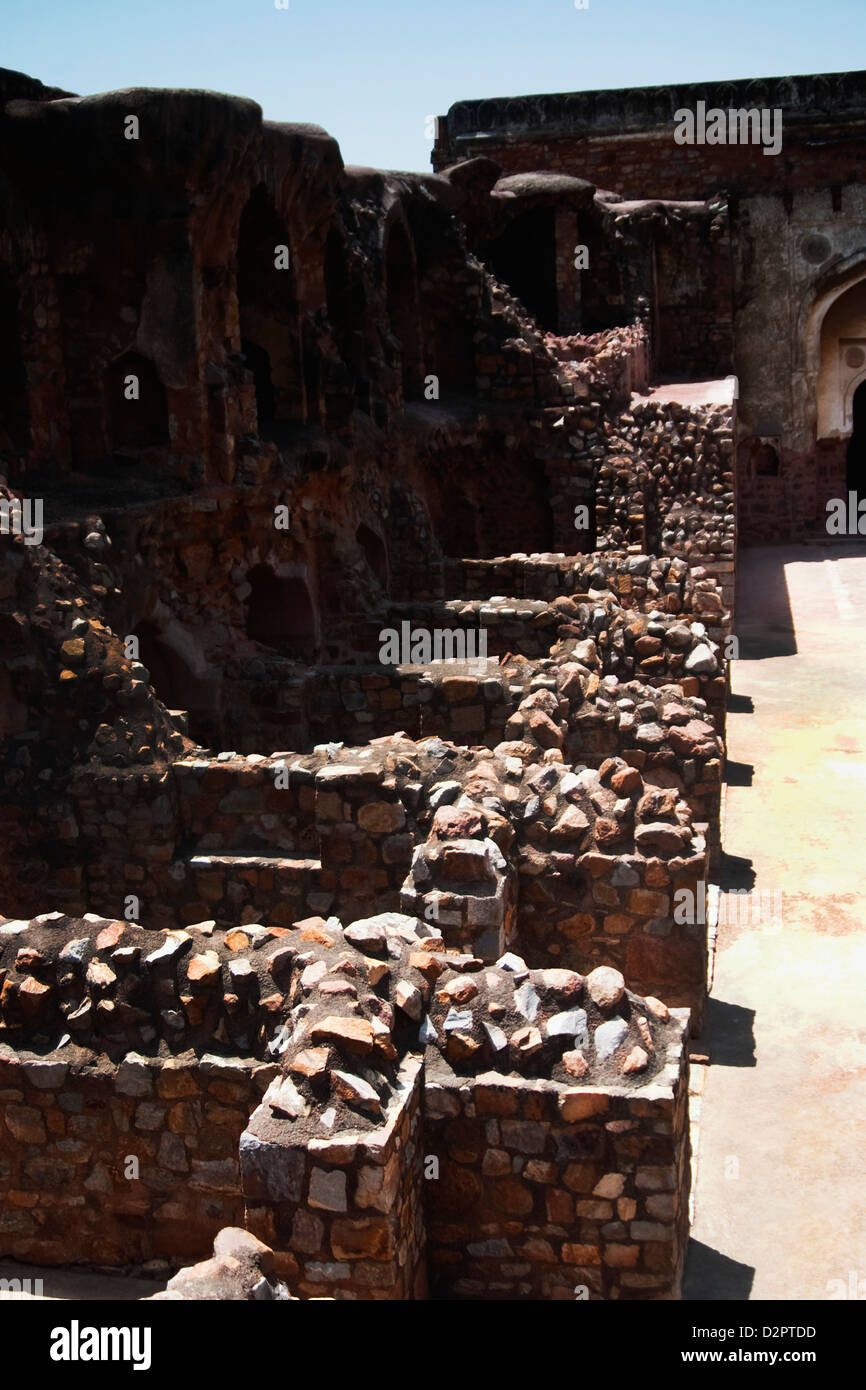 Ruin of a fort, Old Fort, Delhi, India Stock Photo - Alamy