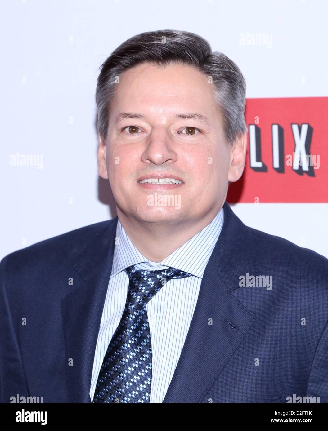 New York, USA. 30th January 2013. Ted Sarandos at arrivals for HOUSE OF ...