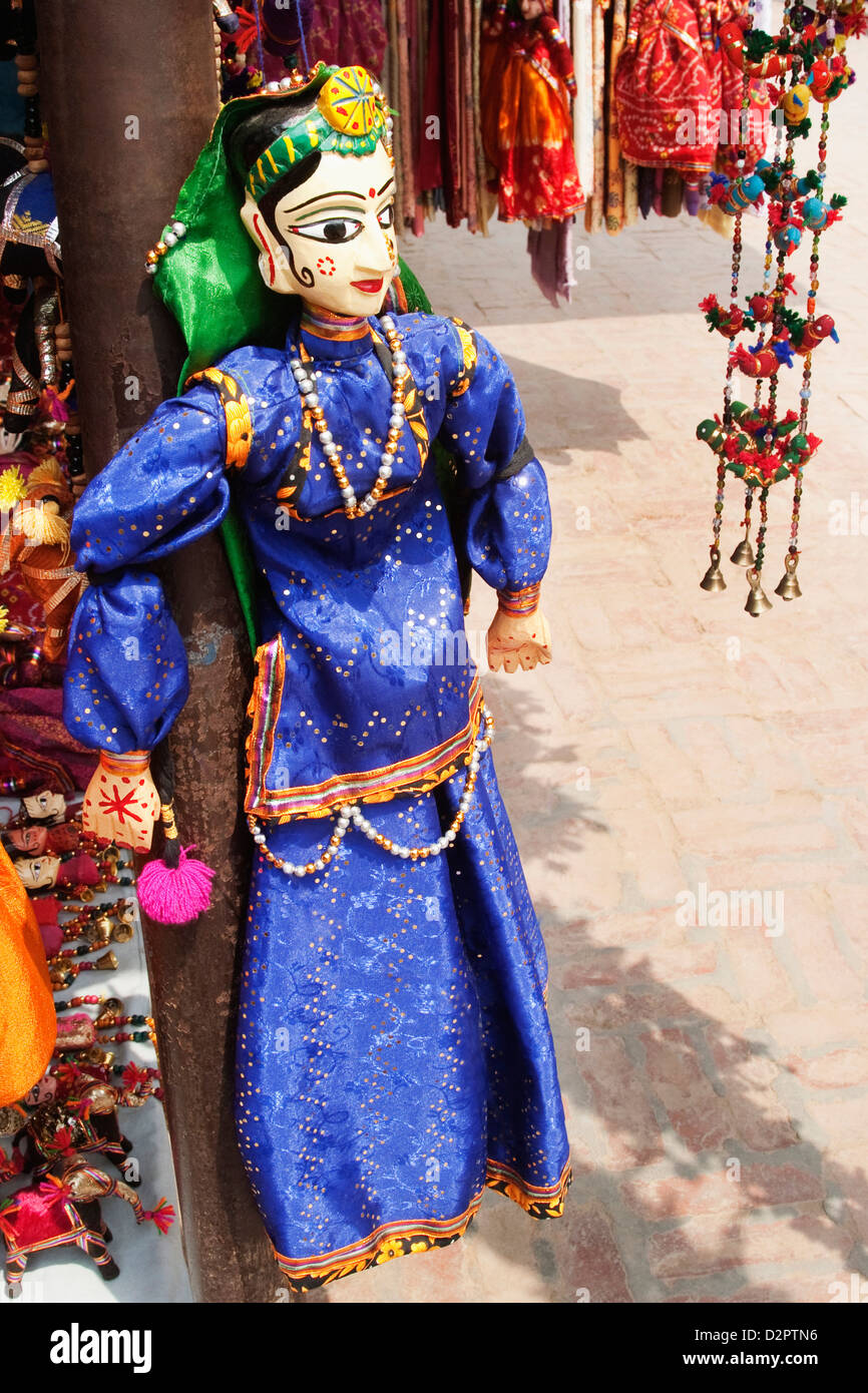 Traditional puppet at a market stall, New Delhi, India Stock Photo - Alamy