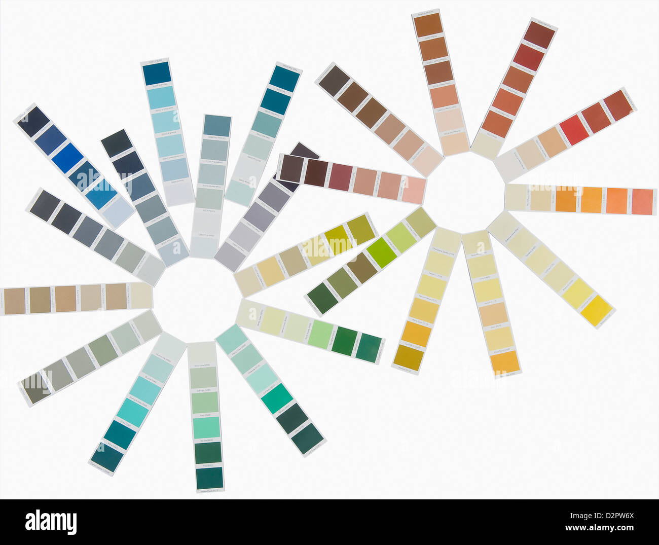 Design made by color swatches Stock Photo - Alamy