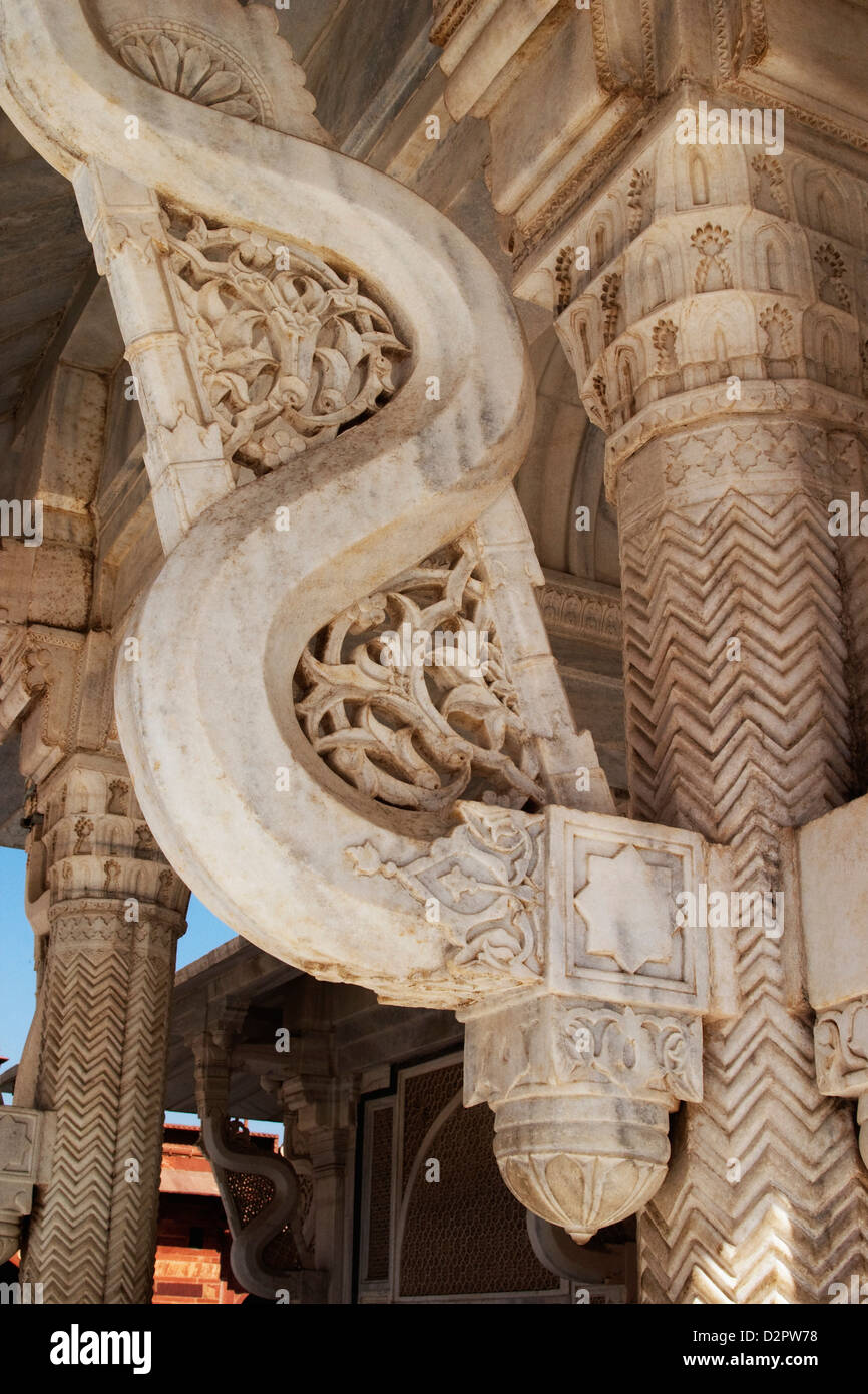 Architectural detail of a mausoleum, Tomb Of Sheikh Salim Chisti ...