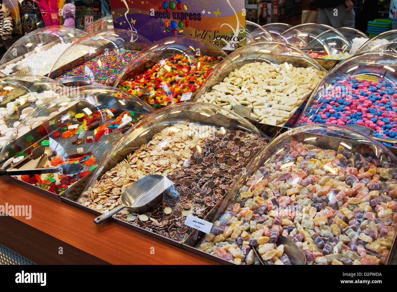 Candies at a market stall, Republic of Ireland Stock Photo - Alamy