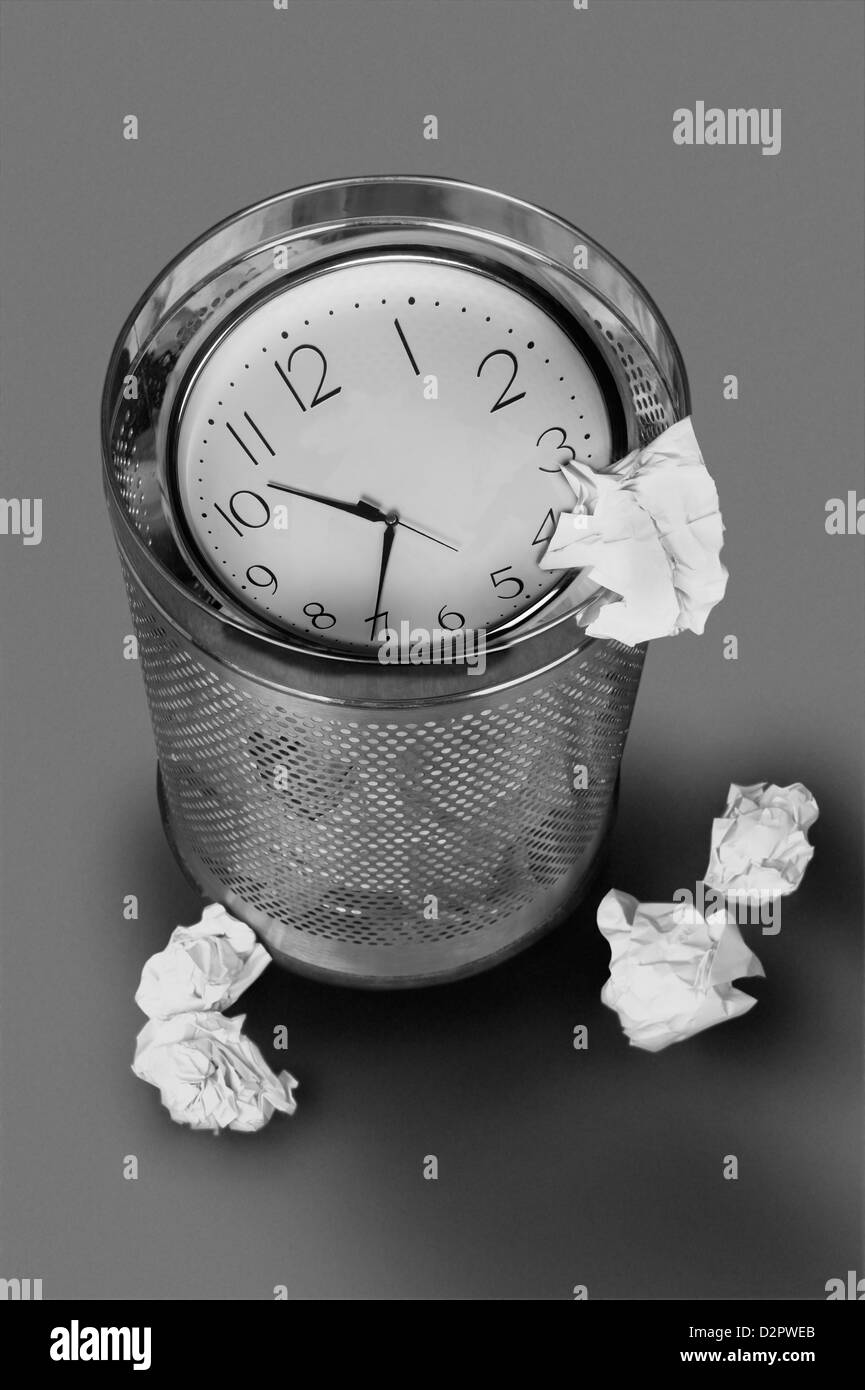 Trash time Black and White Stock Photos & Images - Alamy