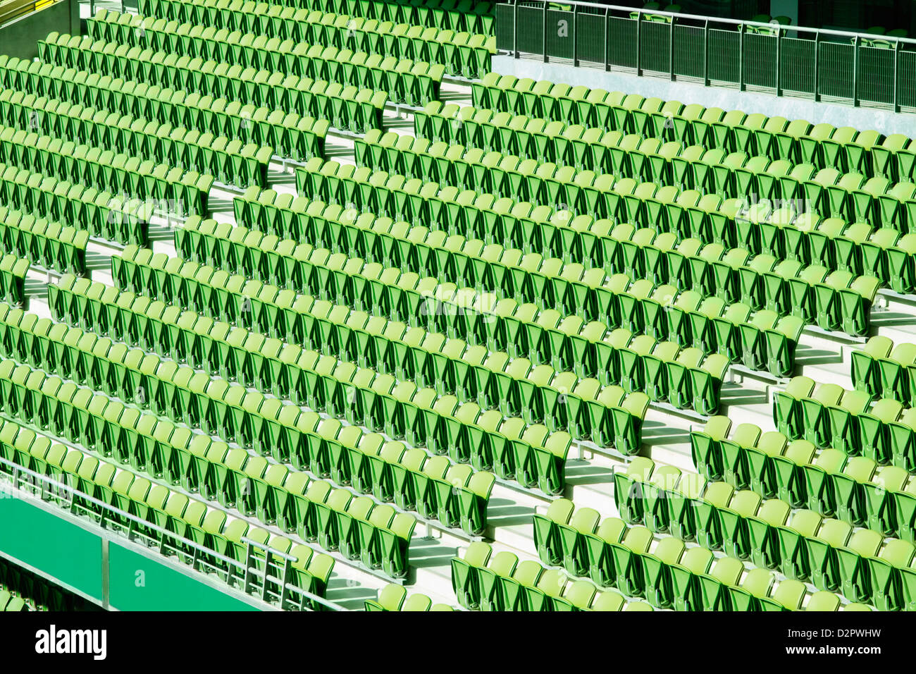 Empty seats in rugby stadium hi-res stock photography and images - Alamy