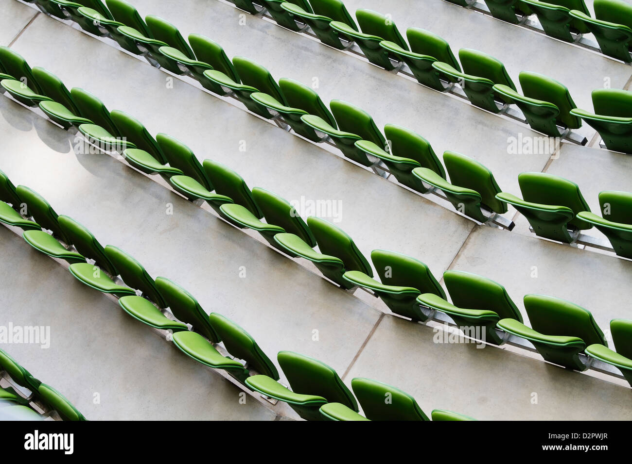 Empty seats in rugby stadium hi-res stock photography and images - Alamy