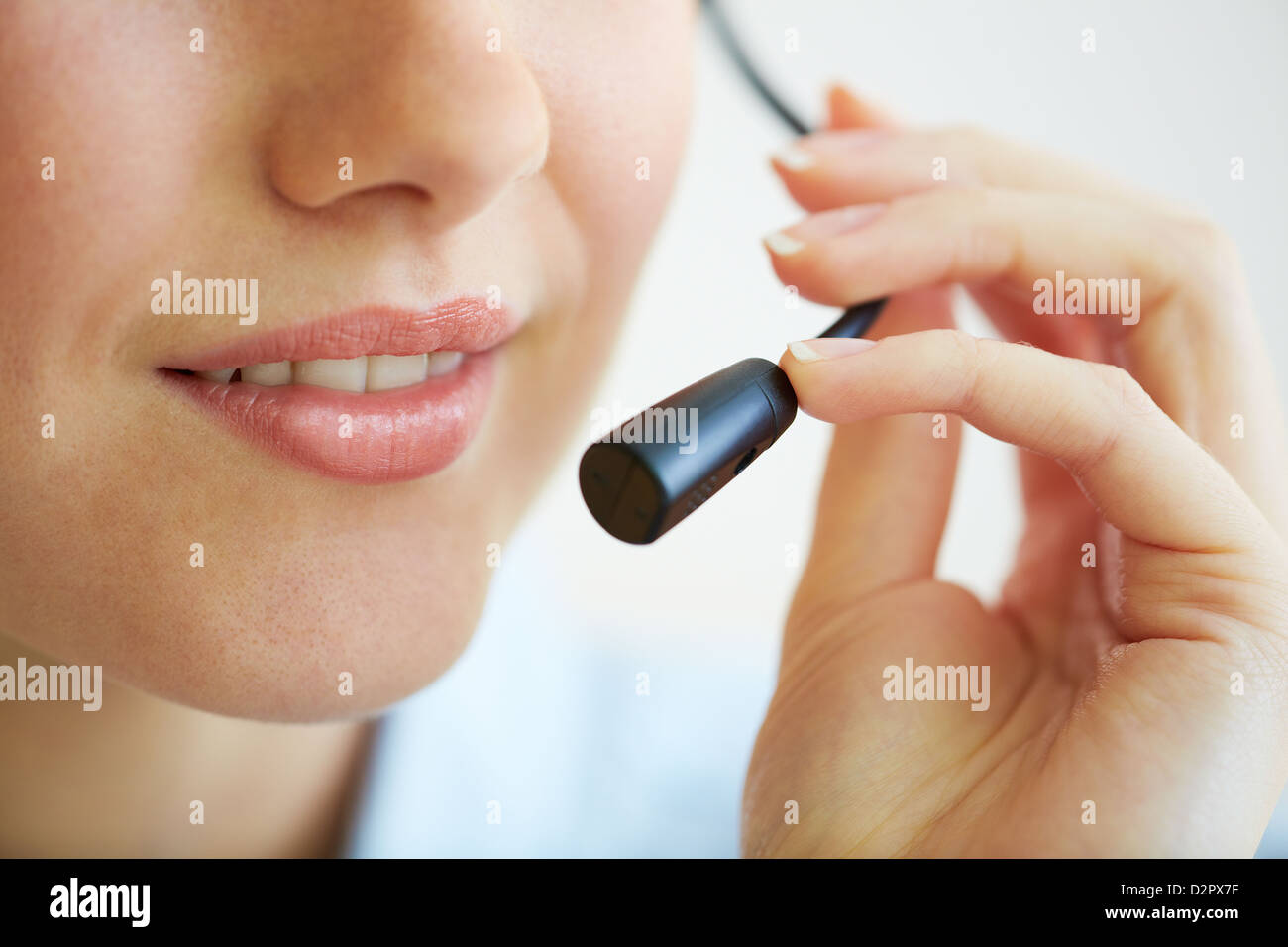 Macro closeup mouth speaking hi-res stock photography and images - Alamy