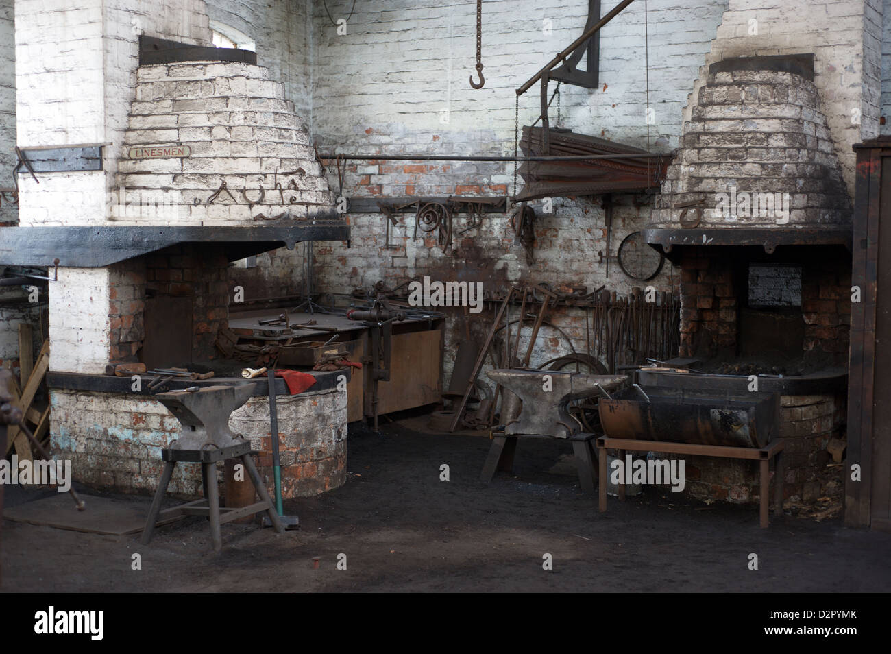 A blacksmiths workshop. A blacksmith is a person who creates objects ...