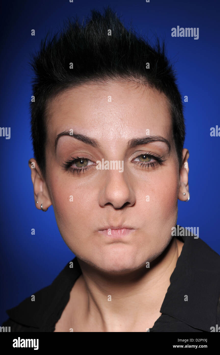 Different facial expression and woman hi-res stock photography and ...