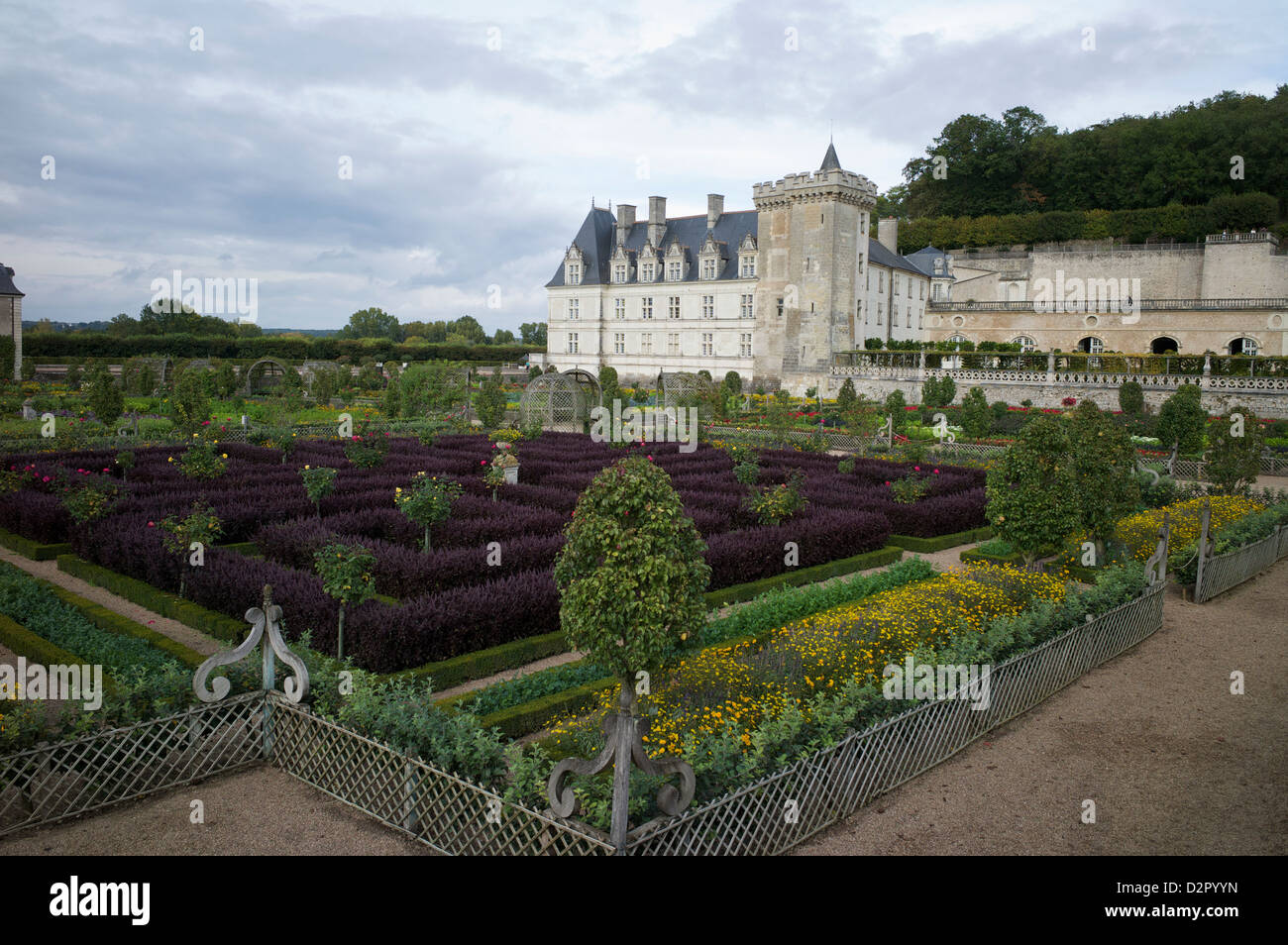Chateau de villandry france hi-res stock photography and images - Alamy