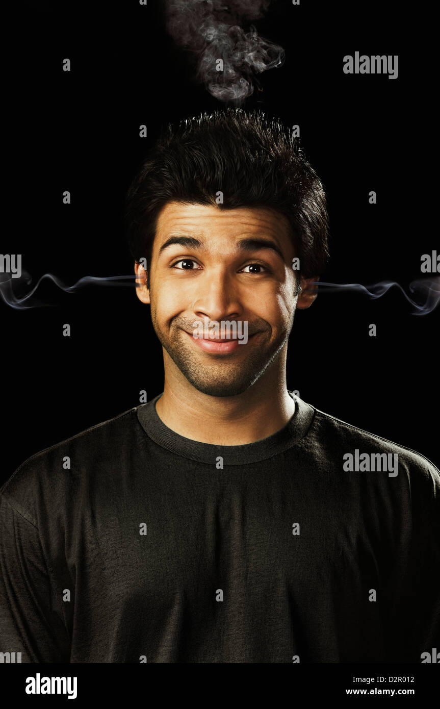 Smoke steam ears hi-res stock photography and images - Alamy