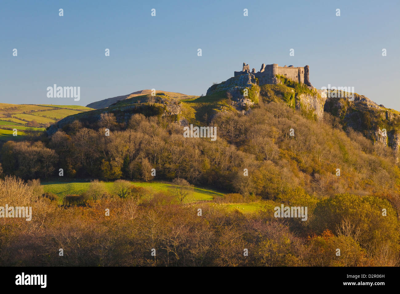 Carreg Cennen Castle, Brecon Beacons National Park, Wales, United ...