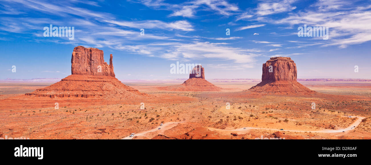 West Mitten Butte, East Mitten Butte and Merrick Butte, The Mittens ...