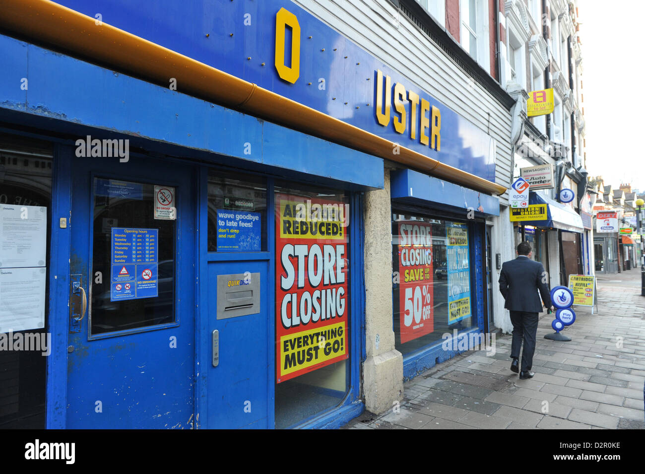 Closed blockbuster hi-res stock photography and images - Alamy