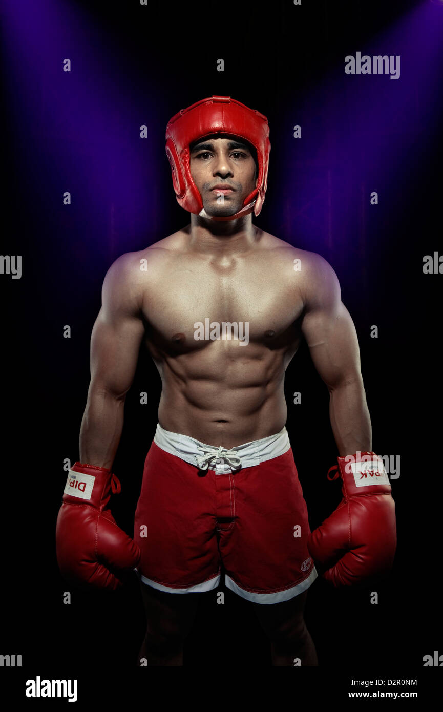 Portrait of a male boxer Stock Photo - Alamy
