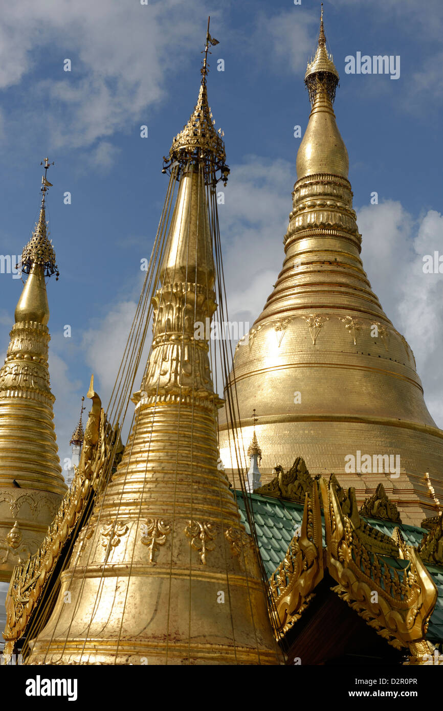 The Shwedagon Pagoda, Yangon (Rangoon), Yangon region, Republic of the ...