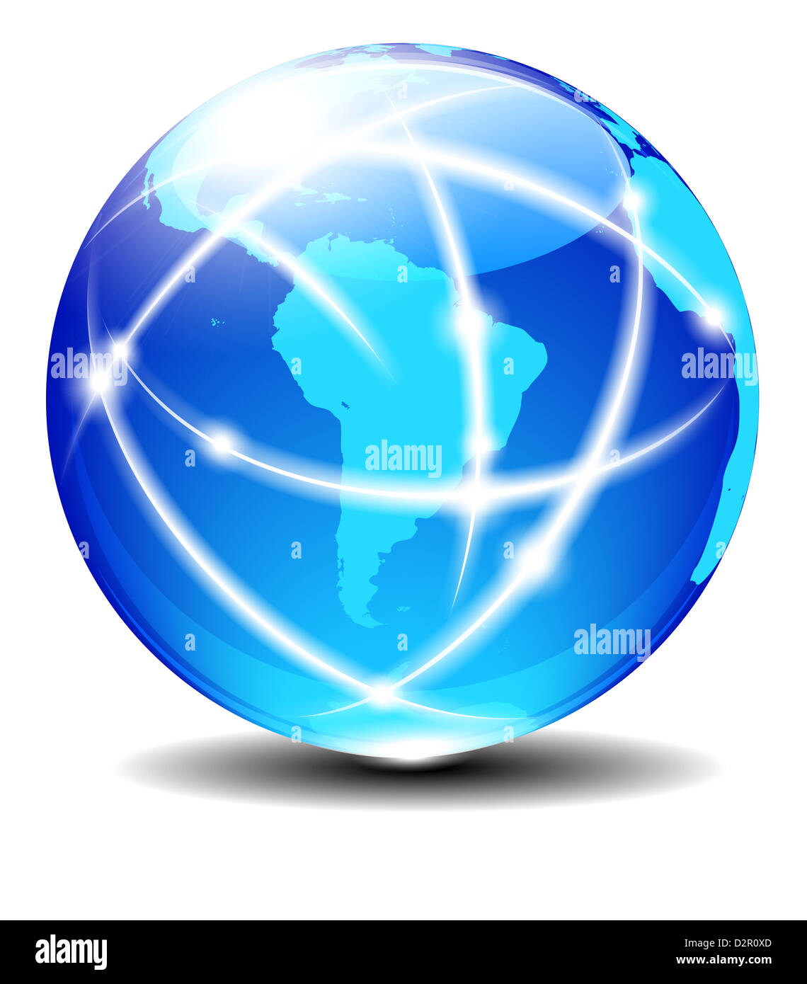 South Latin America Global Communication Planet - Communication across ...