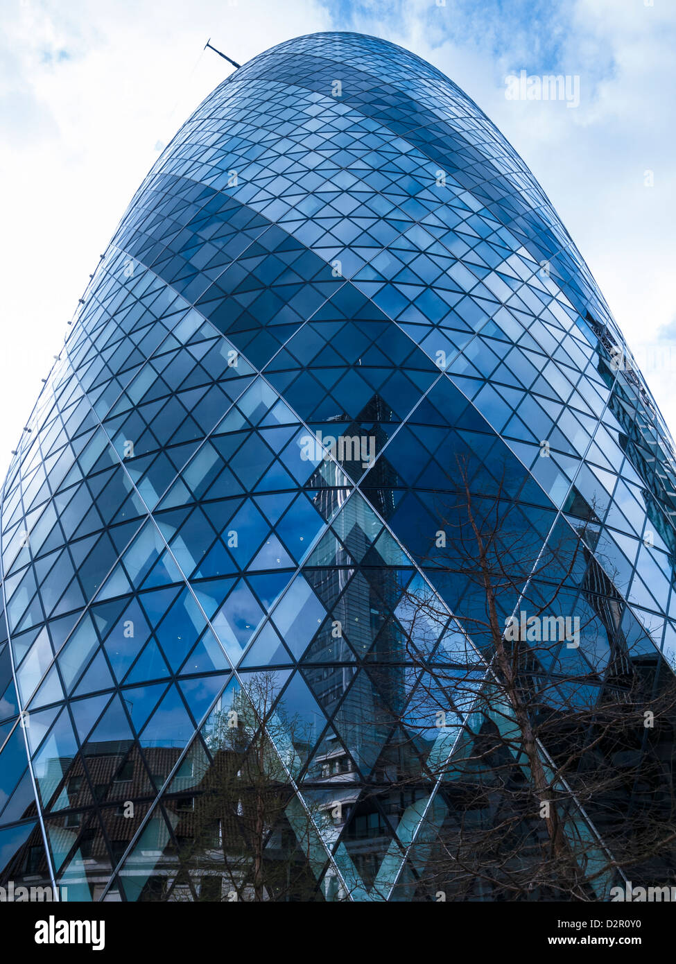 Glass facade reflection the gherkin hi-res stock photography and images ...