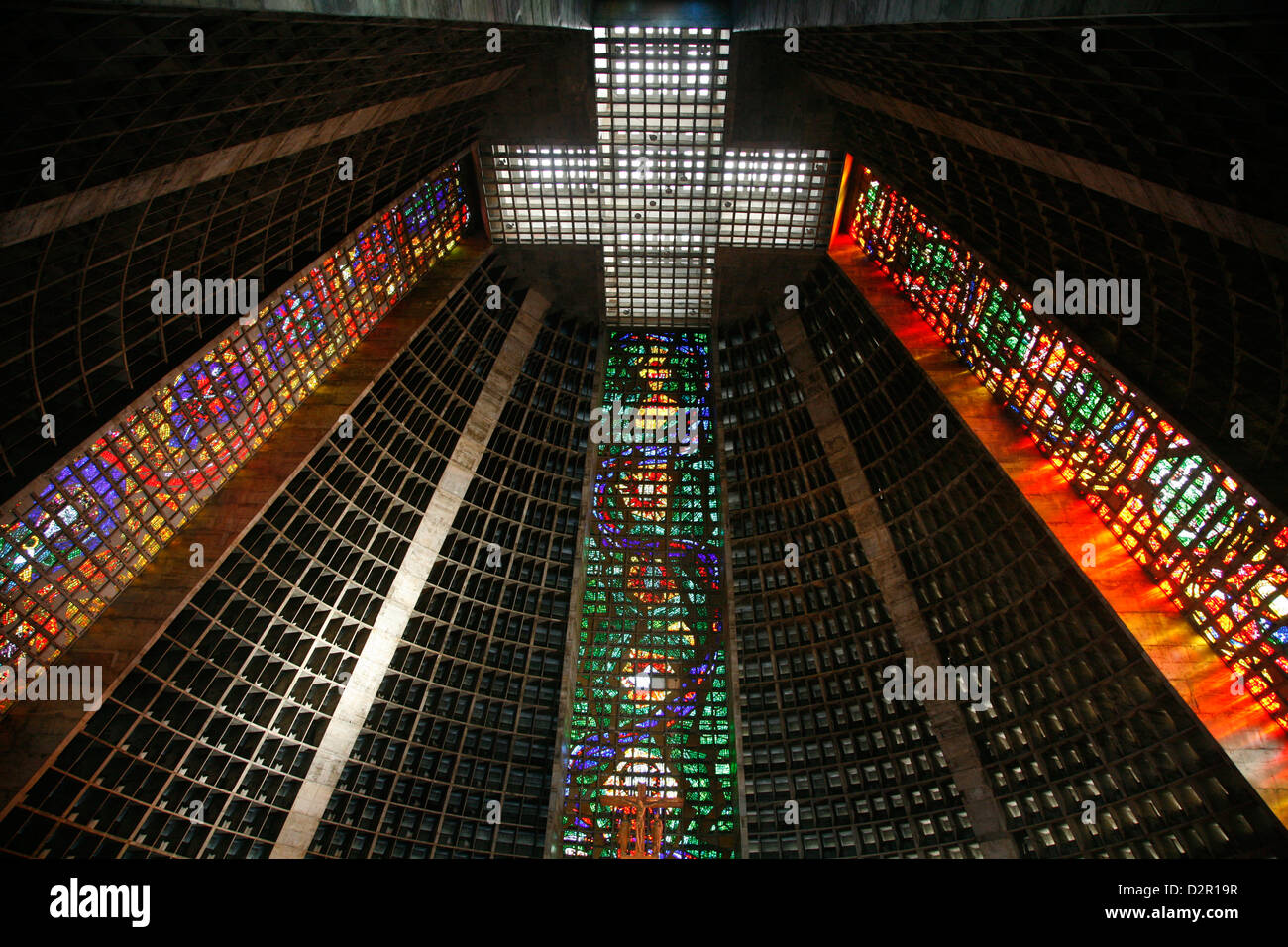 Catedral Metropolitana (Metropolitan Cathedral), Rio de Janeiro, Brazil ...