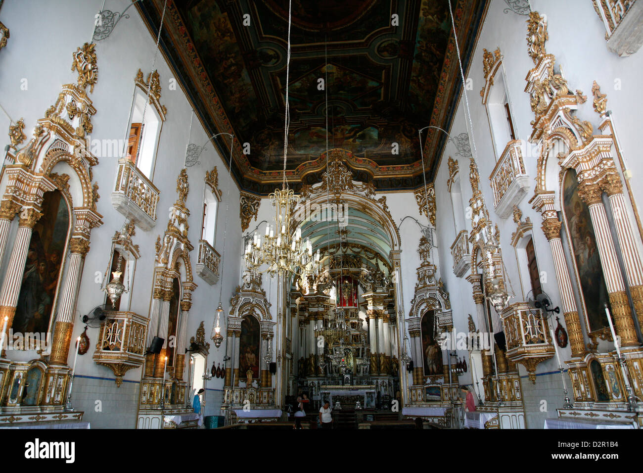 Interior of Igreja Nosso Senhor do Bonfim church, Salvador (Salvador de ...