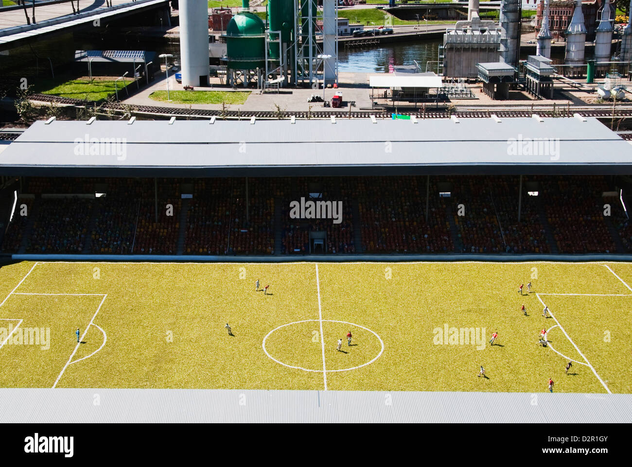 Sports stadium in miniature hi-res stock photography and images - Alamy