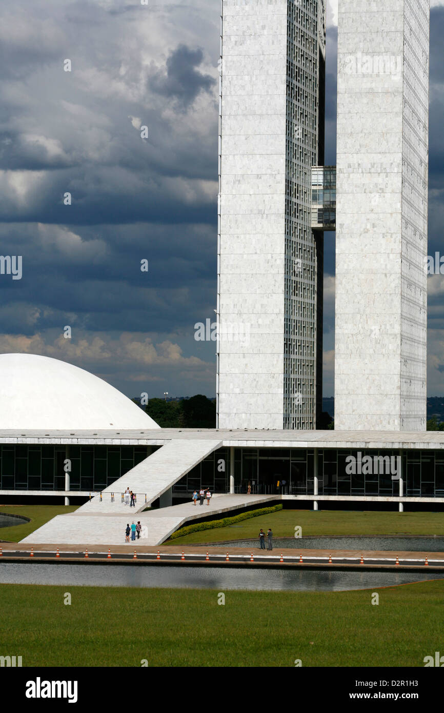 Congresso Nacional (National Congress) designed by Oscar Niemeyer ...
