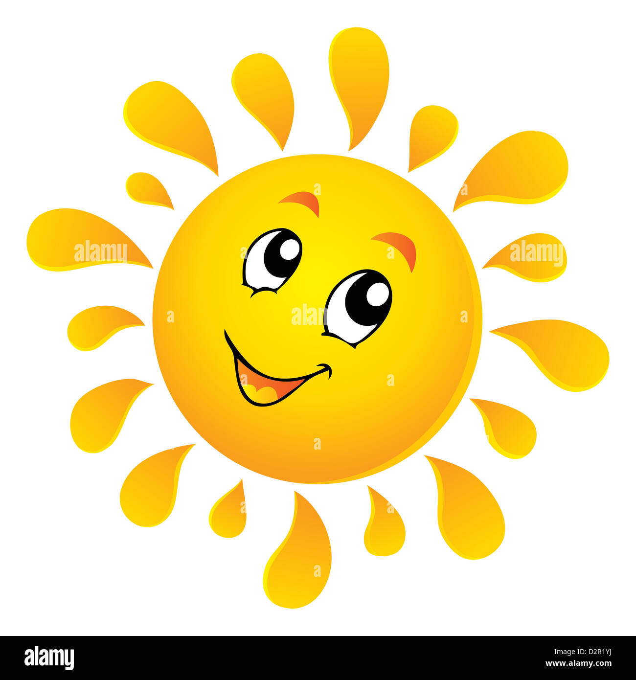 Sun theme image 3 - picture illustration Stock Photo - Alamy