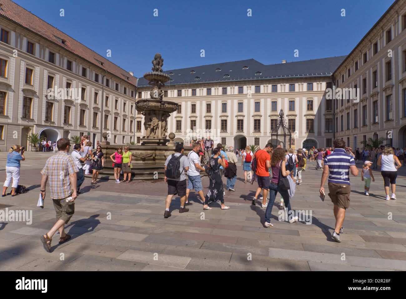 Square after the main entrance Stock Photo - Alamy