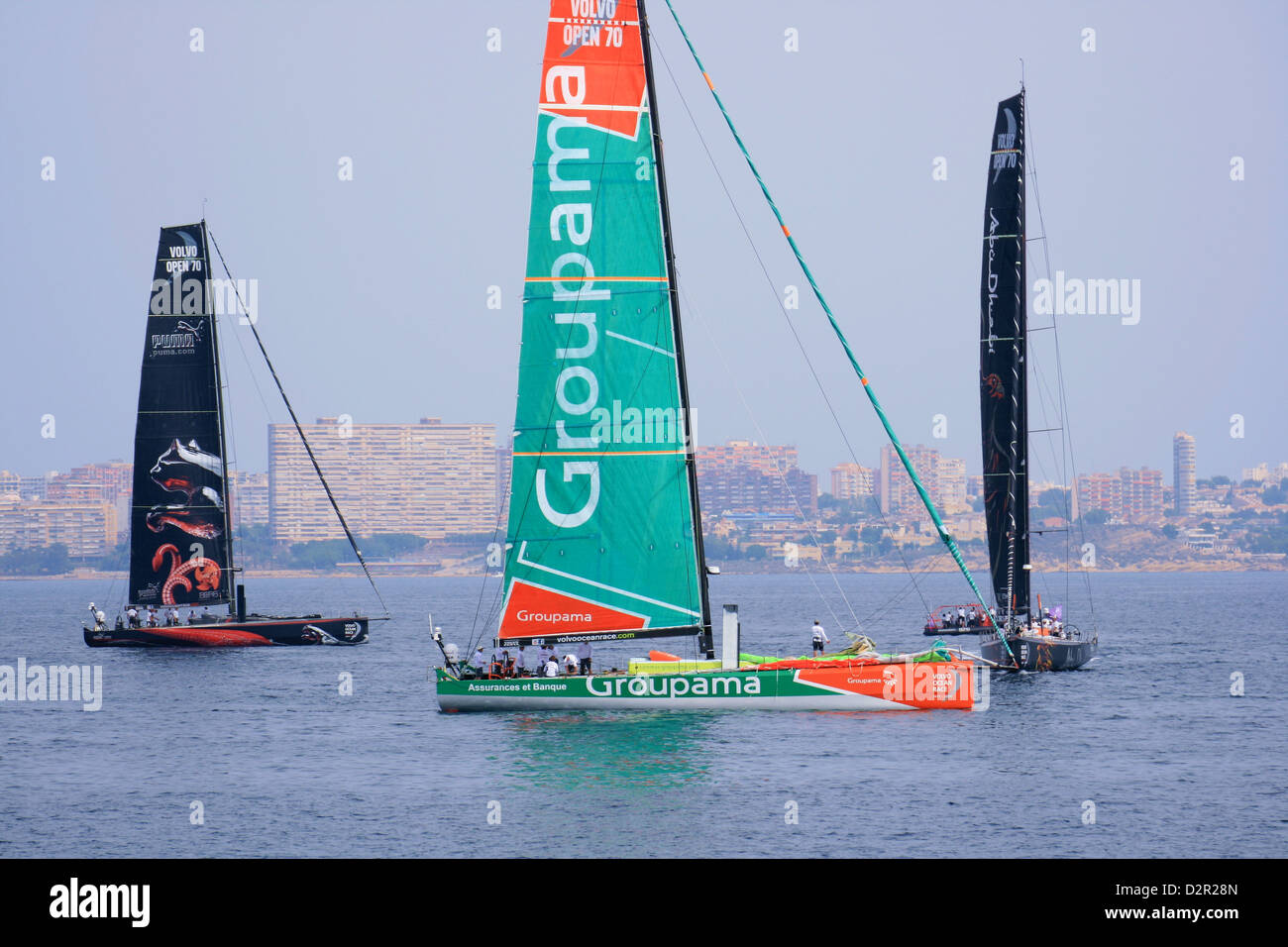 Volvo Ocean Race Teams Stock Photo - Alamy