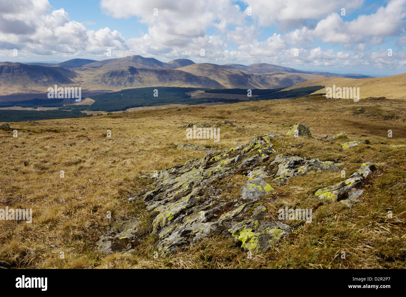 Galloway Hills from Rhinns of Kells, Dumfries and Galloway, Scotland ...
