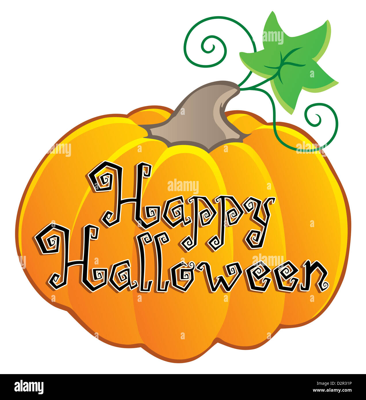 Happy Halloween topic image 2 - picture illustration Stock Photo - Alamy