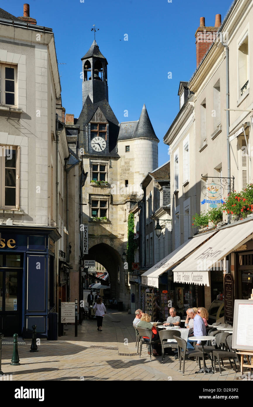 Old Town Gate, Amboise, UNESCO World Heritage Site, Indre-et-Loire ...